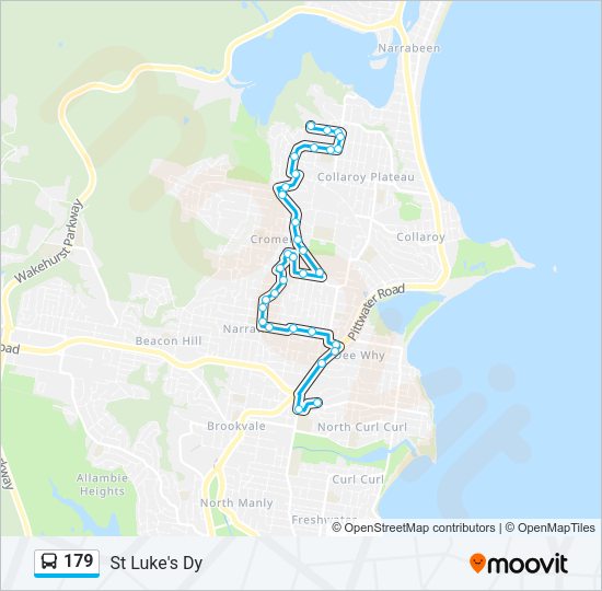 179 Route: Schedules, Stops & Maps - St Luke's Dy (Updated)