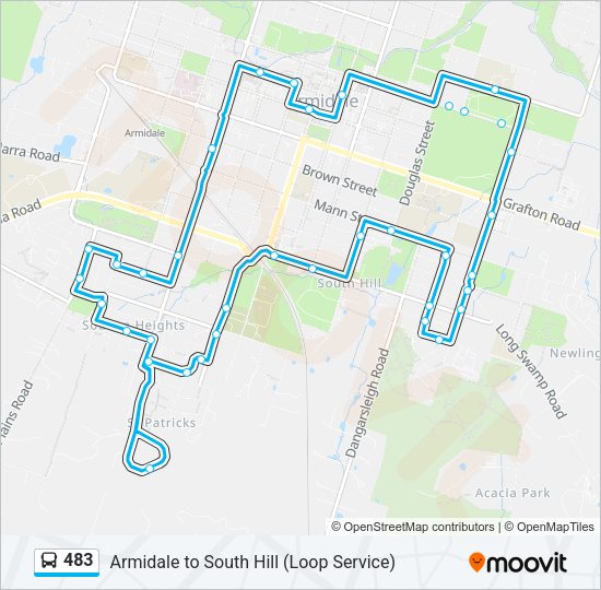 483 Route: Schedules, Stops & Maps - South Hill (Updated)