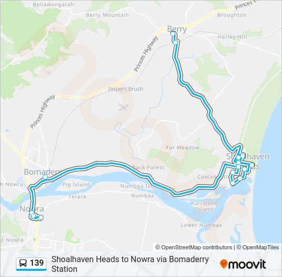 139 Route: Schedules, Stops & Maps - Berry (Updated)