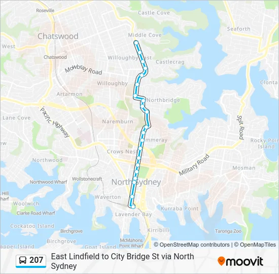 207 Route: Schedules, Stops & Maps - East Willoughby (Updated)