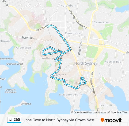 265 Route: Schedules, Stops & Maps - St. Leonards Station (Updated)