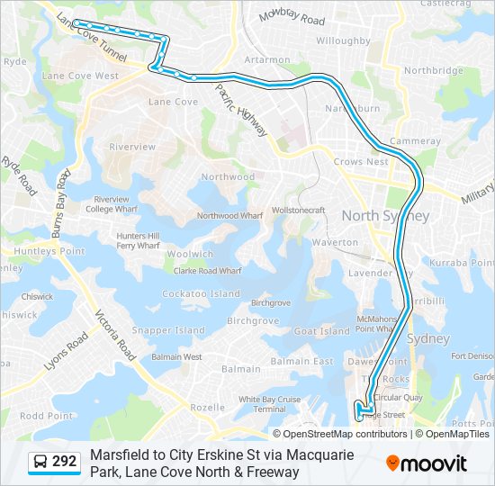 292 Route: Schedules, Stops & Maps - City Sussex St (Updated)