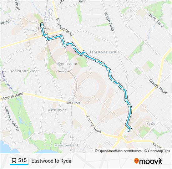 515 Route: Schedules, Stops & Maps - Eastwood Station (Updated)