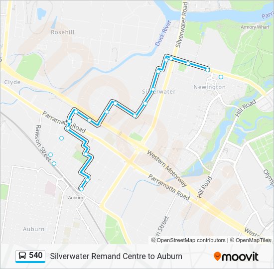 540 Route: Schedules, Stops & Maps - Auburn Station (Updated)