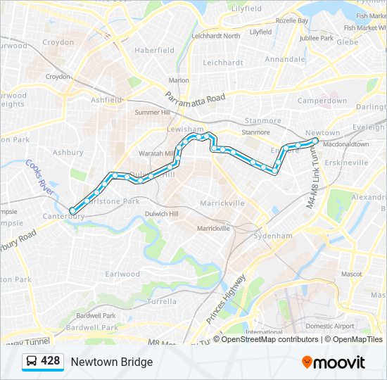 428 Route: Schedules, Stops & Maps - Newtown Bridge (Updated)