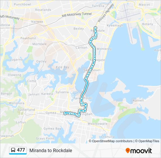 477 Route: Schedules, Stops & Maps - Miranda Station/Interchange (Updated)