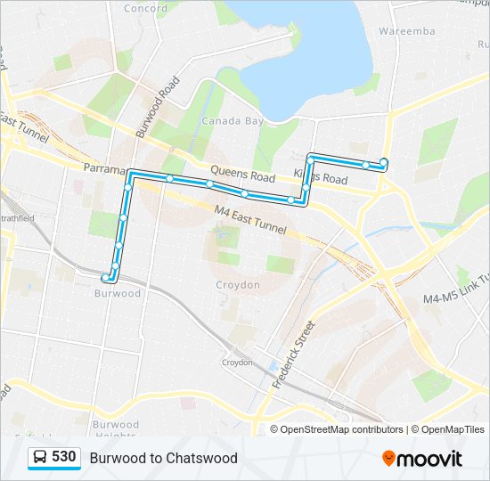 530 Route: Schedules, Stops & Maps - Five Dock Shops (Updated)