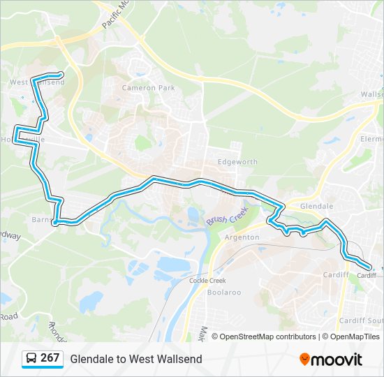 267 Route: Schedules, Stops & Maps - West Wallsend (Updated)