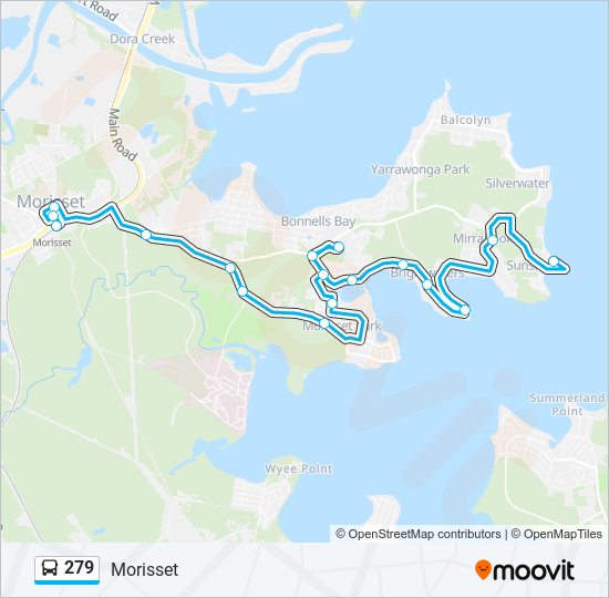 279 Route: Schedules, Stops & Maps - Morisset (Updated)