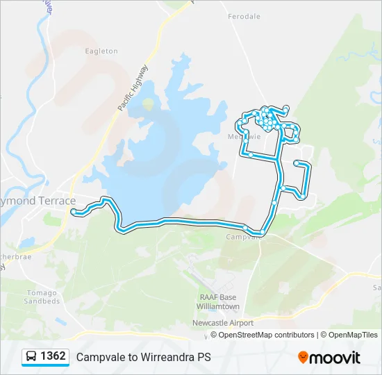 1362 Route: Schedules, Stops & Maps - Wirreanda PS (Updated)