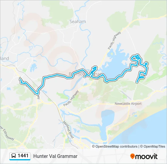 1441 Route: Schedules, Stops & Maps - Hunter Val Grammar (Updated)