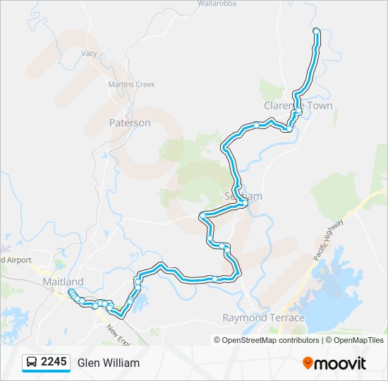 2245 Route: Schedules, Stops & Maps - Glen William (Updated)