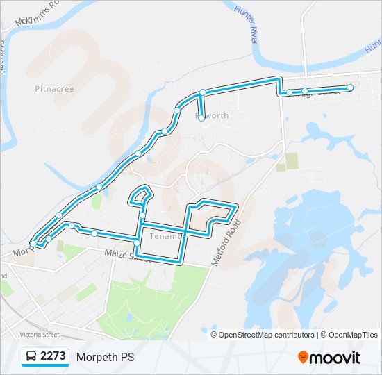 2273 Route: Schedules, Stops & Maps - Morpeth PS (Updated)