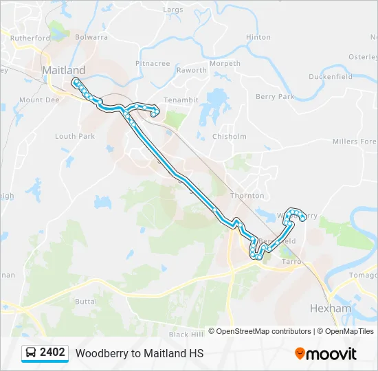 2402 Route: Schedules, Stops & Maps - Maitland High School (Updated)