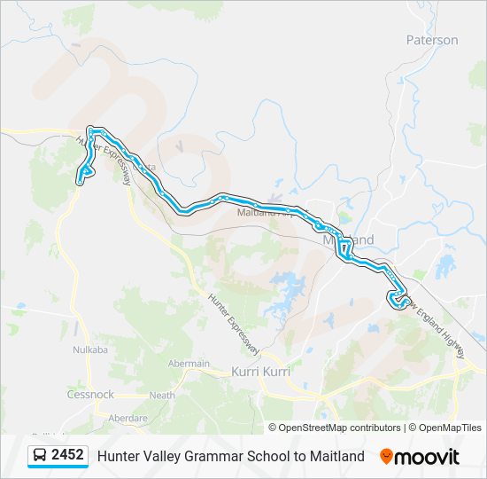 2452 Route: Schedules, Stops & Maps - Maitland Station (Updated)