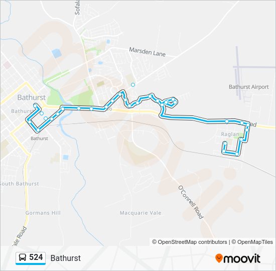 524 Route: Schedules, Stops & Maps - Raglan (Updated)