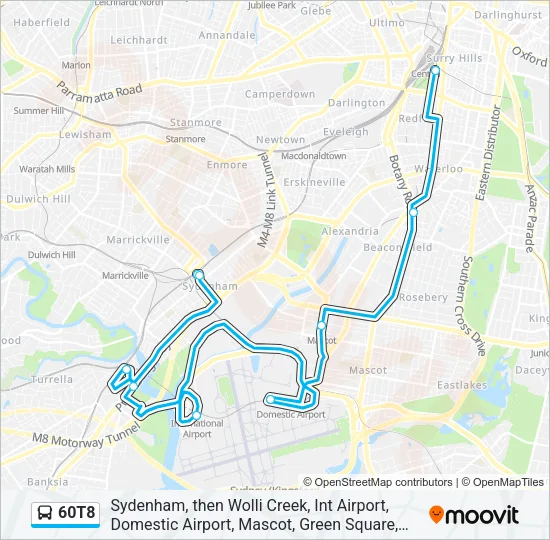 60T8 Route: Schedules, Stops & Maps - Central Station - Chalmers St Nr ...