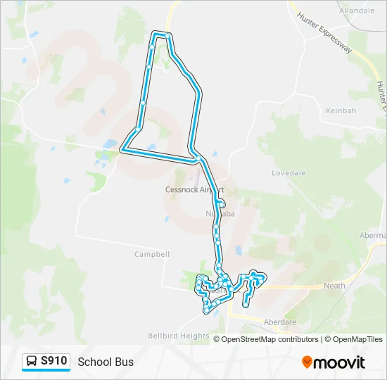 S910 Route: Schedules, Stops & Maps - School Bus (Updated)