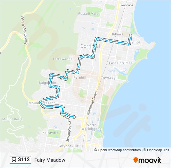 S112 Route: Schedules, Stops & Maps - Holy Spirit (Updated)