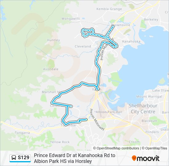 S129 Route: Schedules, Stops & Maps - Dapto (Updated)