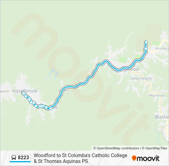 8223 Route: Schedules, Stops & Maps - St Thomas Aquinas PS (Updated)