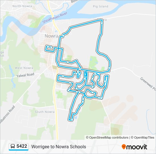 s422 Route: Schedules, Stops & Maps - Worrigee (Updated)