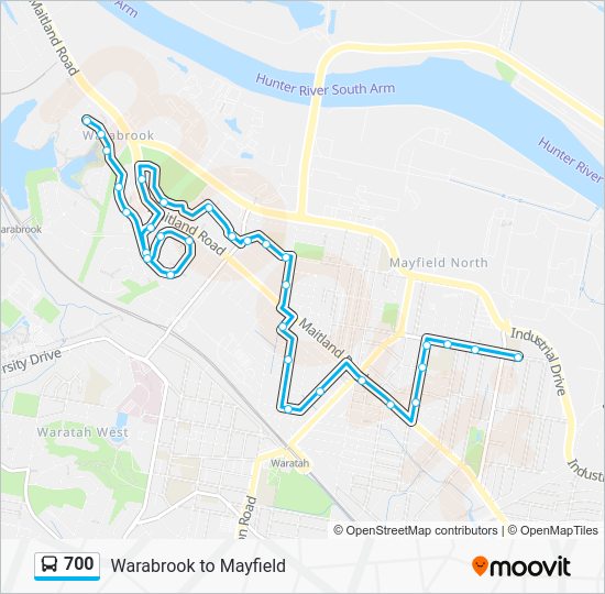 700 Route: Schedules, Stops & Maps - Warrabrook (Updated)