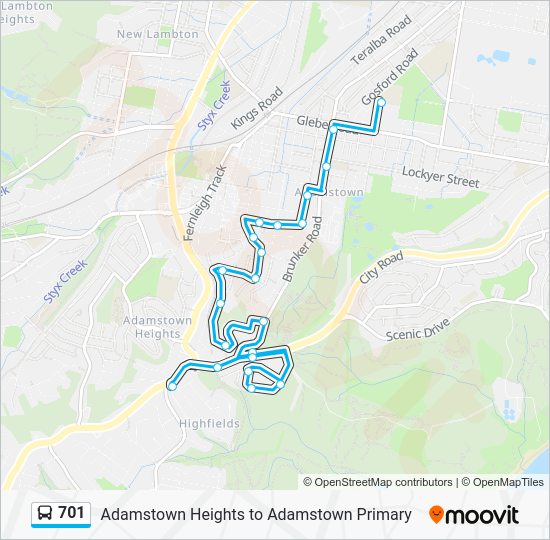 701 Route: Schedules, Stops & Maps - Adamstown PS (Updated)