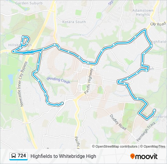 724 Route: Schedules, Stops & Maps - Whitebridge HS (Updated)