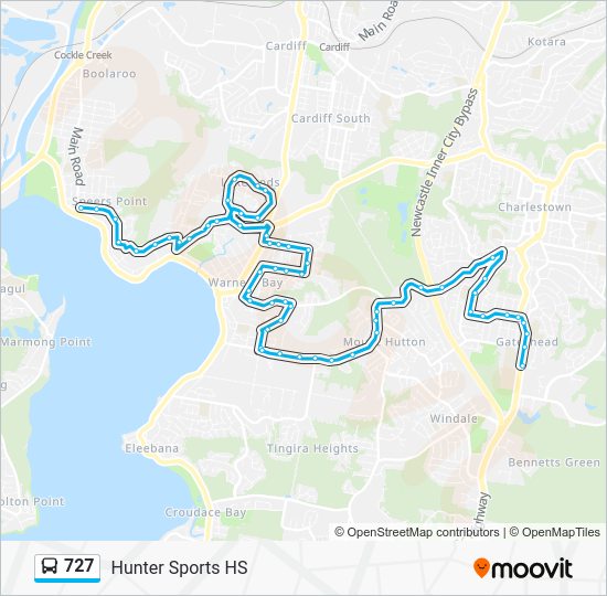 727 Route: Schedules, Stops & Maps - Speers Point (Updated)