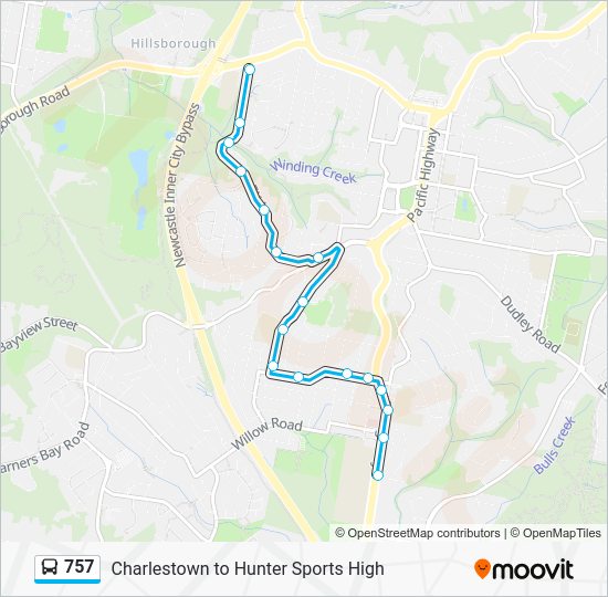 757 Route: Schedules, Stops & Maps - Hunter Sports HS (Updated)