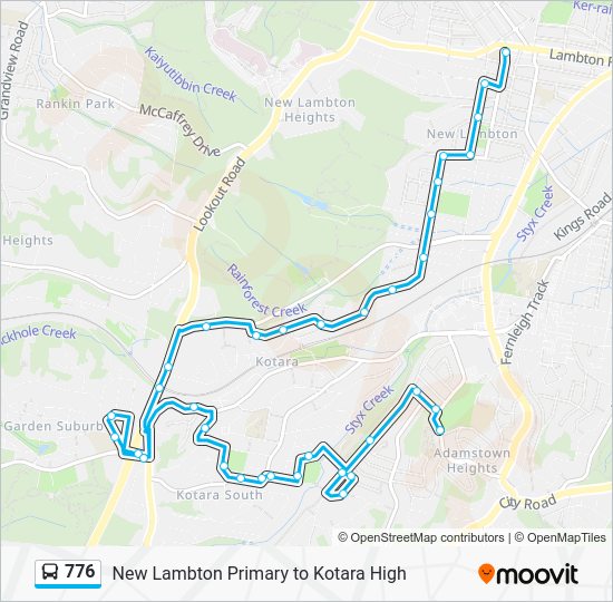 776 Route: Schedules, Stops & Maps - St Thereses PS (Updated)