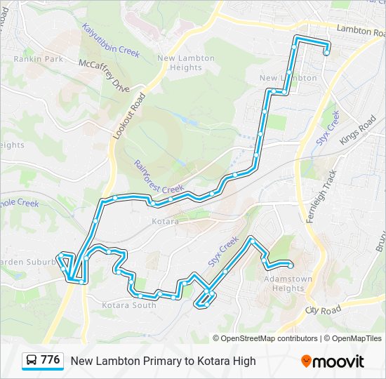 776 Route: Schedules, Stops & Maps - Kotara HS (Updated)