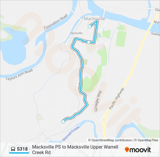 S318 Route: Schedules, Stops & Maps - Macksville (Updated)