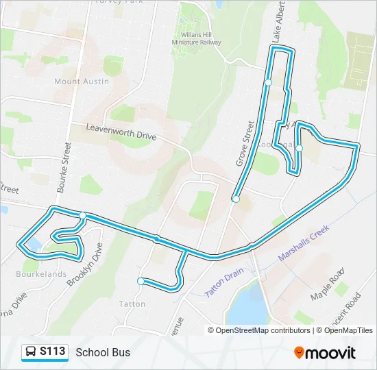 S113 Route: Schedules, Stops & Maps - School Bus (Updated)