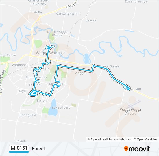S151 Route: Schedules, Stops & Maps - Forest (Updated)