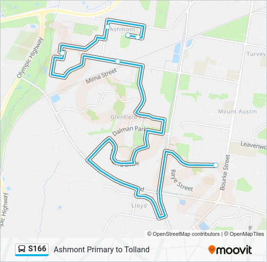 S166 Route: Schedules, Stops & Maps - Tolland (Updated)