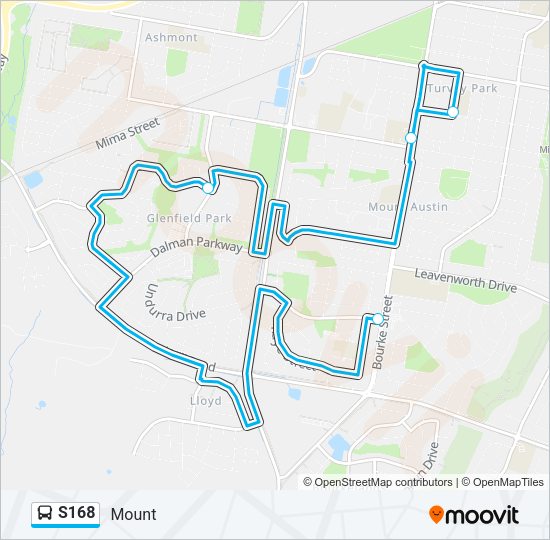 s168 Route: Schedules, Stops & Maps - Mount (Updated)