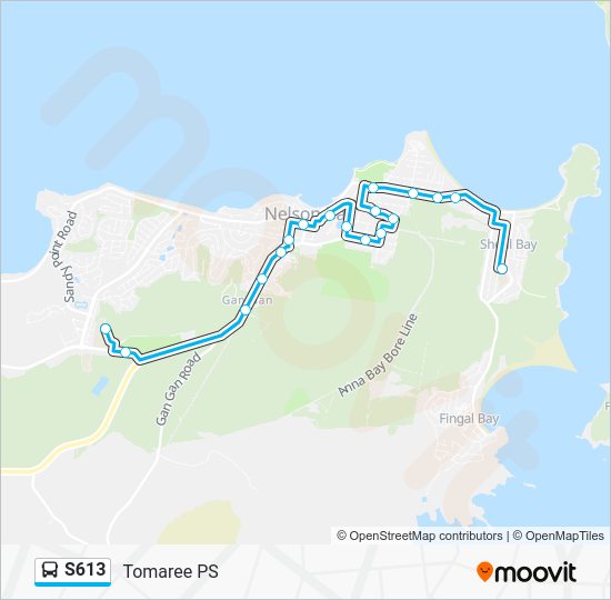 S613 Route: Schedules, Stops & Maps - Tomaree PS (Updated)