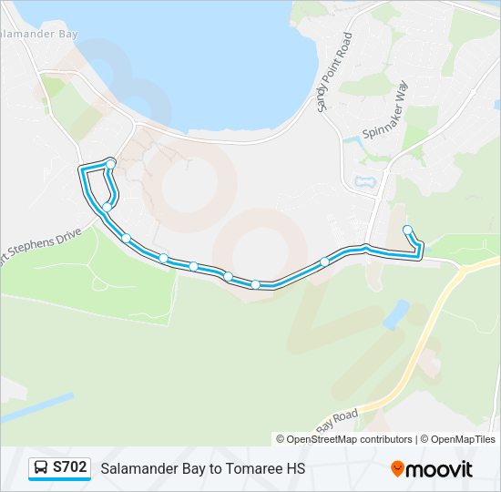 s702 Route: Schedules, Stops & Maps - Tomaree HS (Updated)