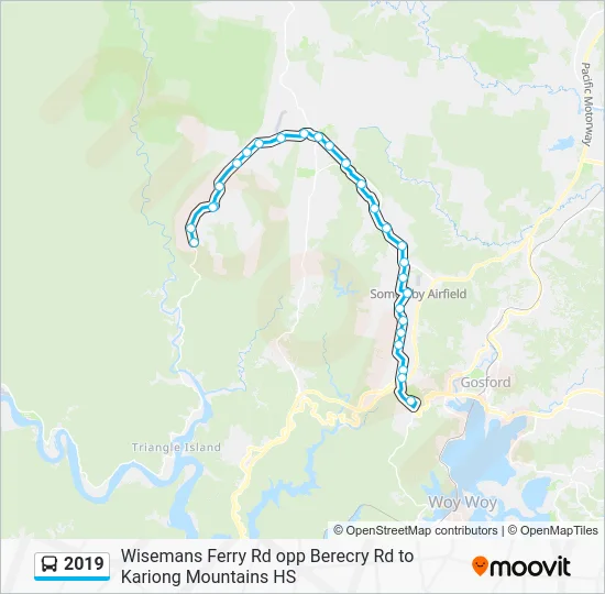 2019 Route: Schedules, Stops & Maps - Kariong Mountains HS (Updated)