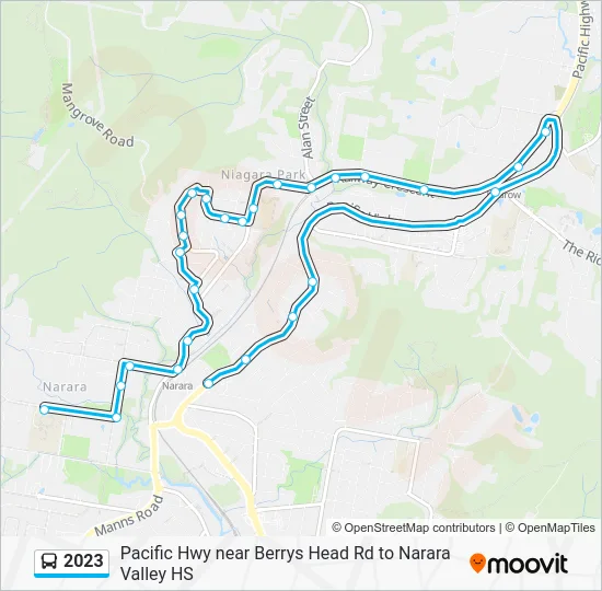 2023 Route: Schedules, Stops & Maps - Narara Valley HS (Updated)