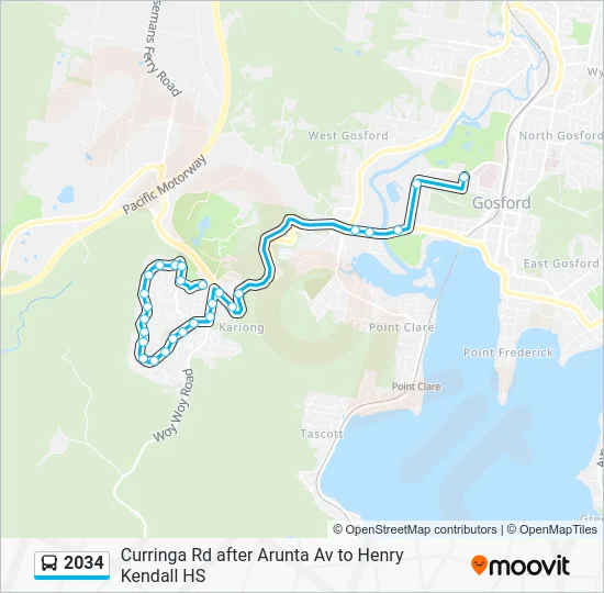 2034 Route: Schedules, Stops & Maps - Henry Kendall HS (Updated)