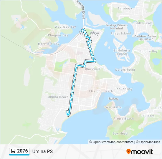 2076 Route: Schedules, Stops & Maps - Umina PS (Updated)