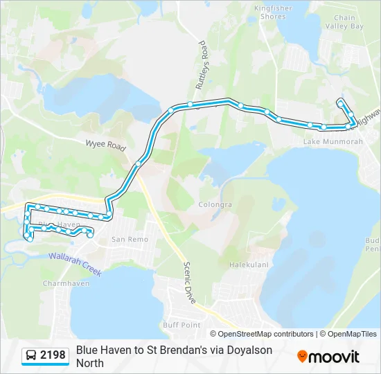 2198 Route: Schedules, Stops & Maps - St Brendans PS (Updated)