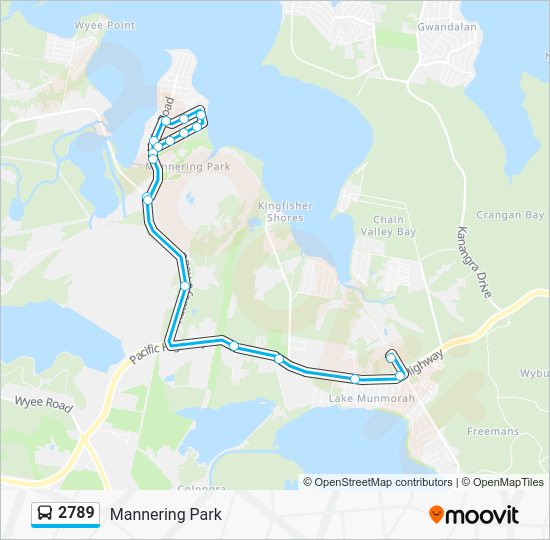 2789 Route: Schedules, Stops & Maps - Mannering Park (Updated)