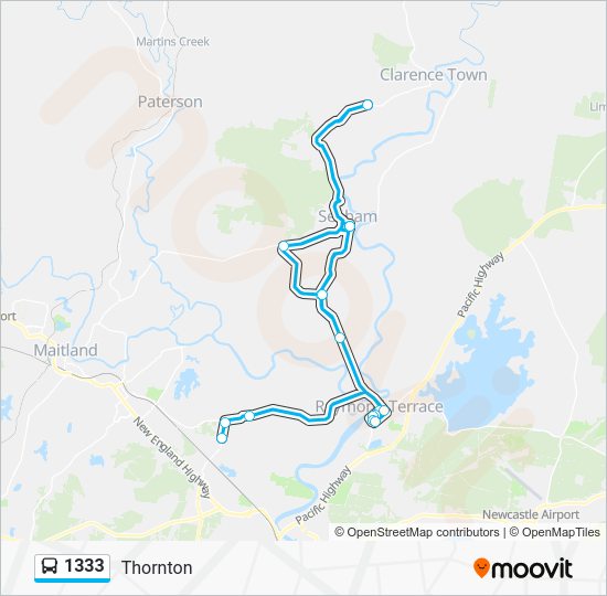 1333 Route: Schedules, Stops & Maps - Thornton (Updated)