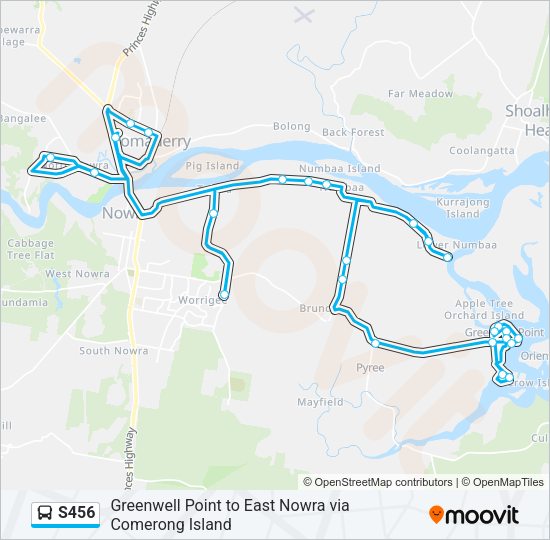 s456 Route: Schedules, Stops & Maps - Nowra Schools (Updated)