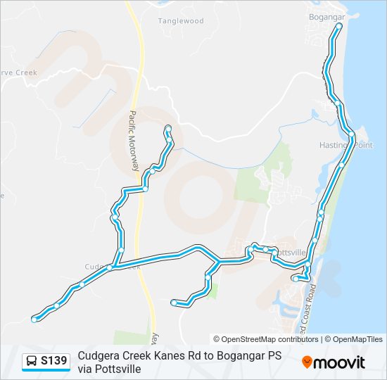 S139 Route: Schedules, Stops & Maps - Bogangar (Updated)