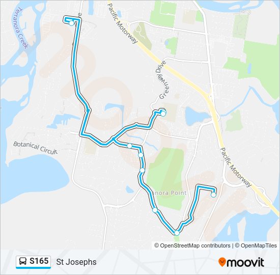 S165 Route: Schedules, Stops & Maps - St Josephs (Updated)